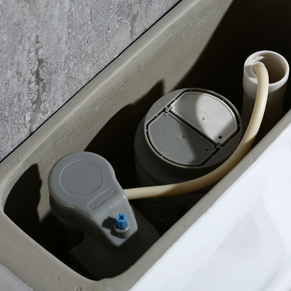 ᐅ【WOODBRIDGE One Piece Short Compact Bathroom Tiny Mini Commode Water ...