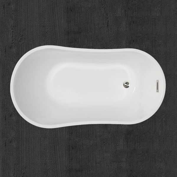 ᐅ【WOODBRIDGE B-1807 Acrylic Freestanding Contemporary Soaking Tub with ...