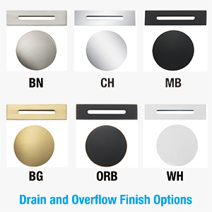 ᐅ【WOODBRIDGE B-1807 Acrylic Freestanding Contemporary Soaking Tub with ...