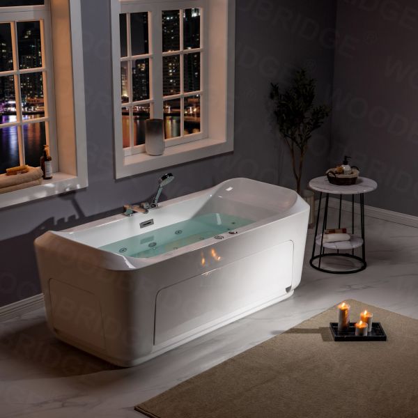 ᐅ【1 Person Freestanding Massage Hydrotherapy Bathtub Tub Hot Tub Spa ...