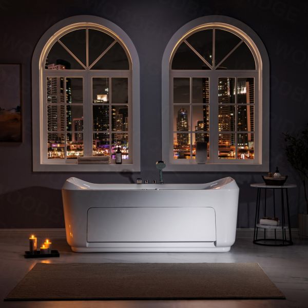 ᐅ【1 Person Freestanding Massage Hydrotherapy Bathtub Tub Hot Tub Spa ...