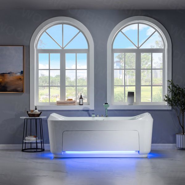 ᐅ【1 Person Freestanding Massage Hydrotherapy Bathtub Tub Hot Tub Spa ...