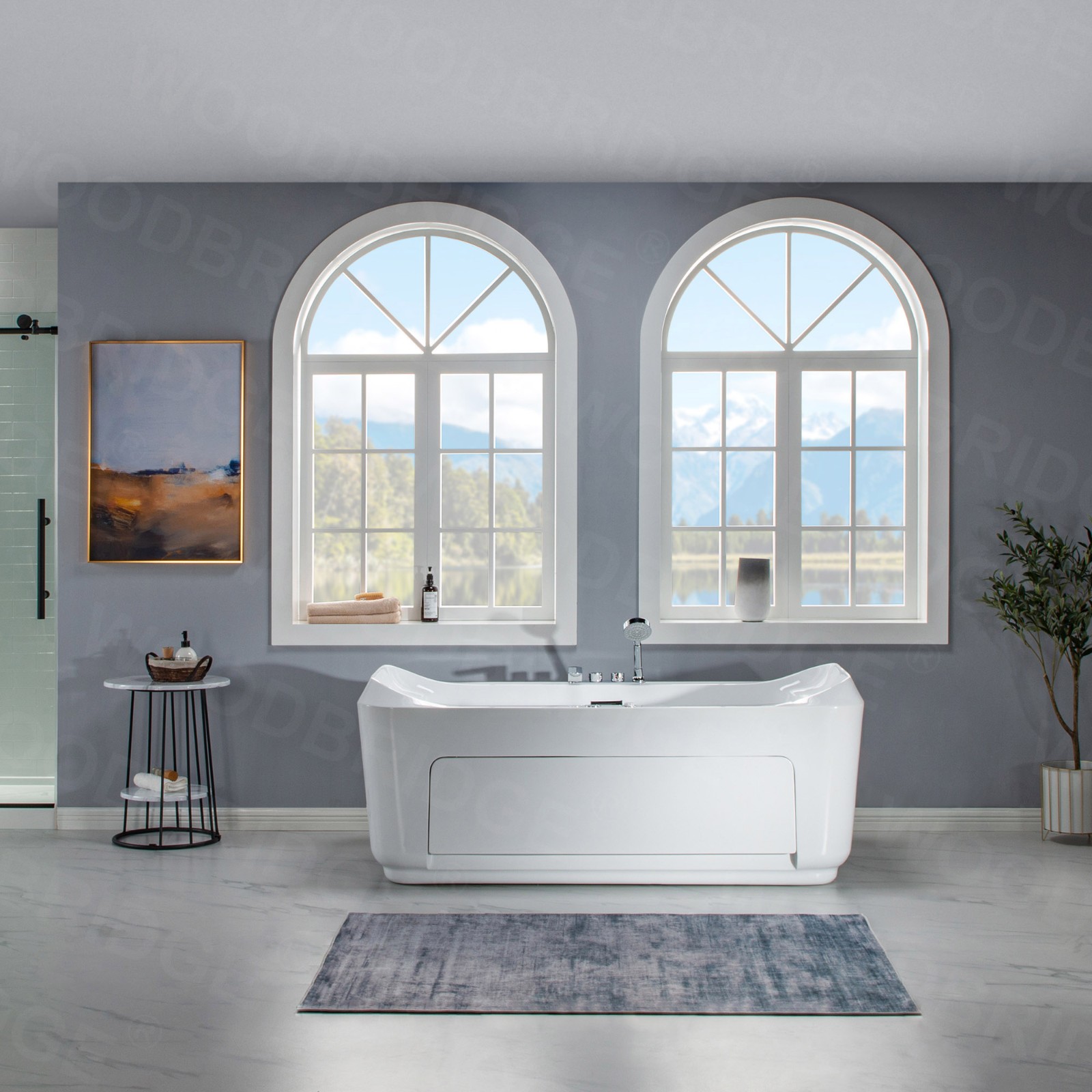 ᐅ【1 Person Freestanding Massage Hydrotherapy Bathtub Tub Hot Tub Spa ...