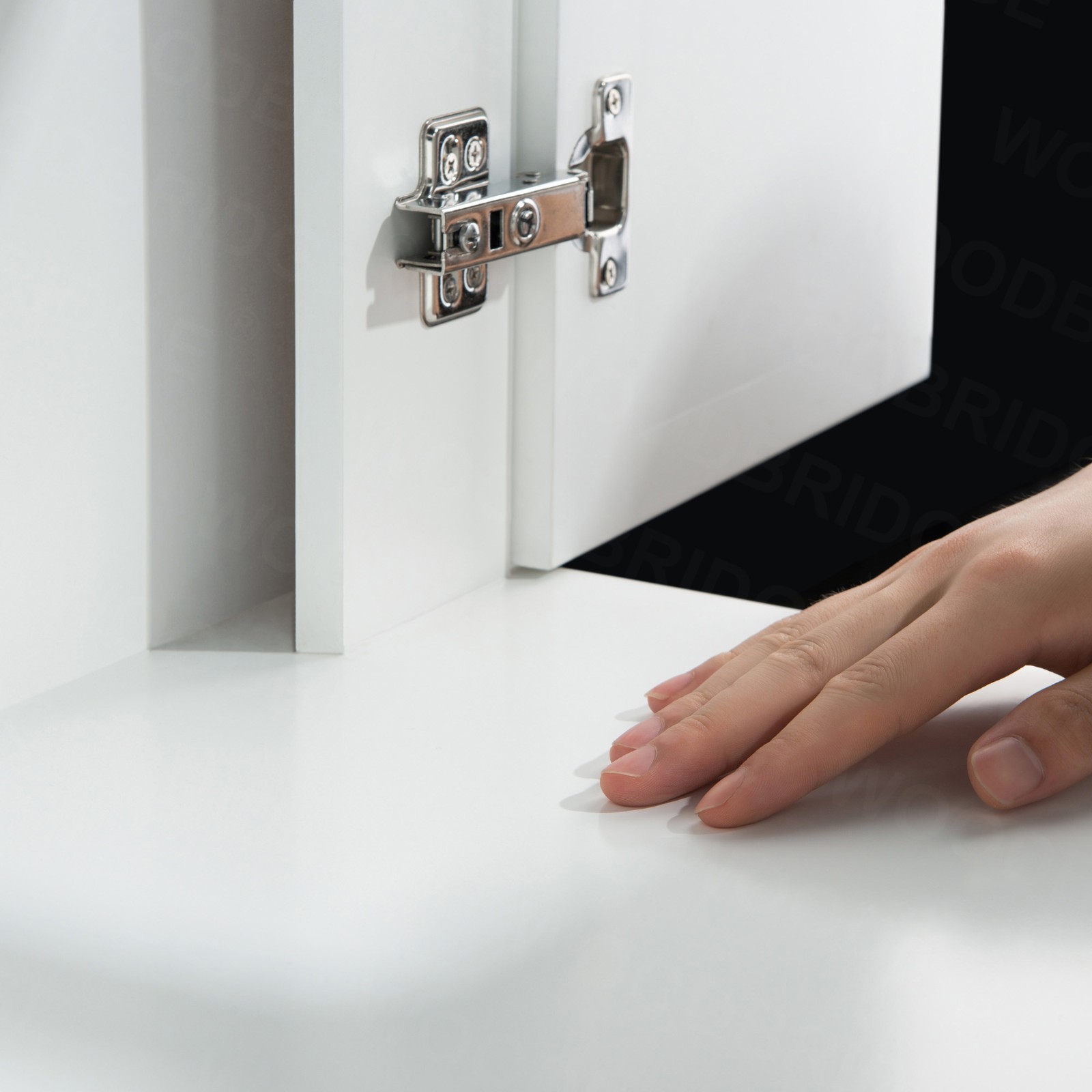 ᐅ【Sydney 36" inch Solid Wood Bathroom Vanity Base only | 2 Soft Closing ...