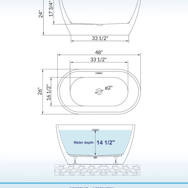 Standard Bathtub Dimensions